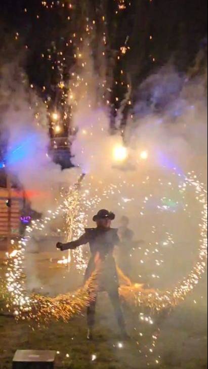 База отдыха «Щукино»: фаер-шоу в ноябрьские праздники!