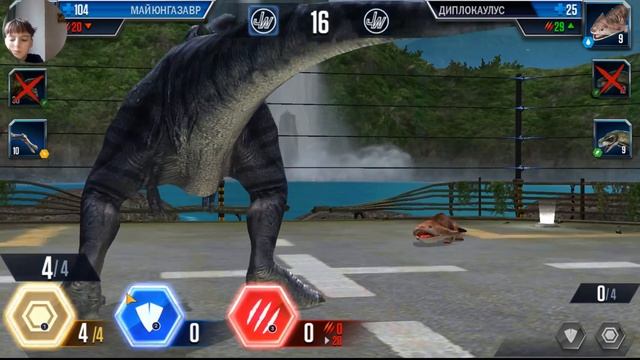 первые pvp и прокачка jurassic world the game