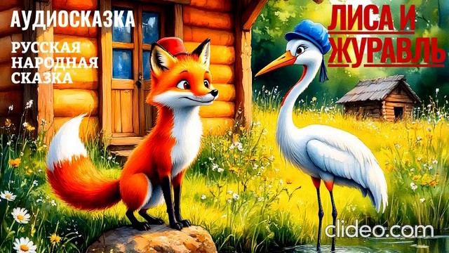 ЛИСА И ЖУРАВЛЬ аудиосказка | лиса и журавль слушать