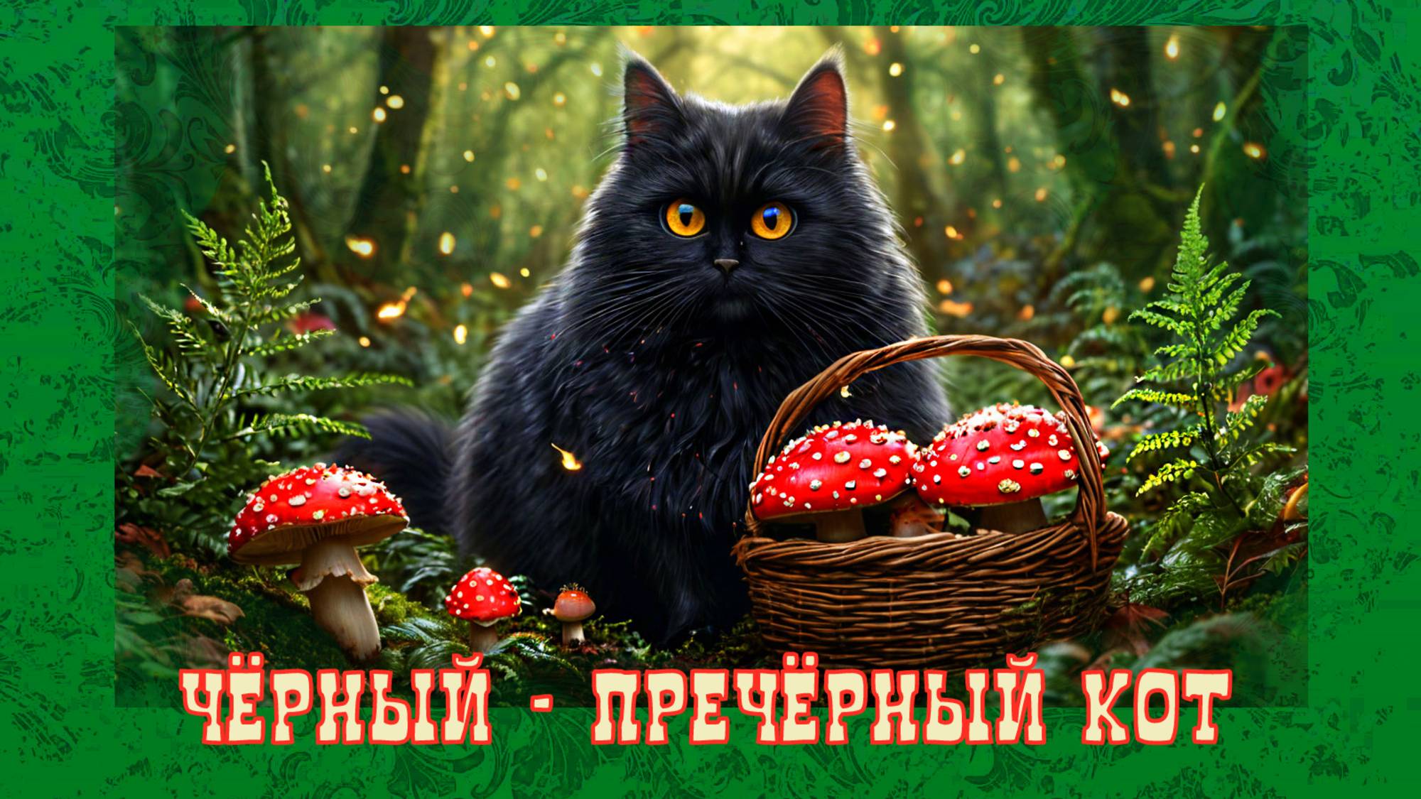 Чёрный пречёрный кот