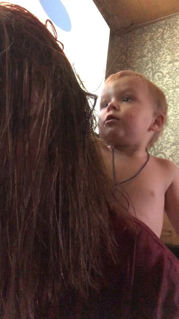 Сережа и мама