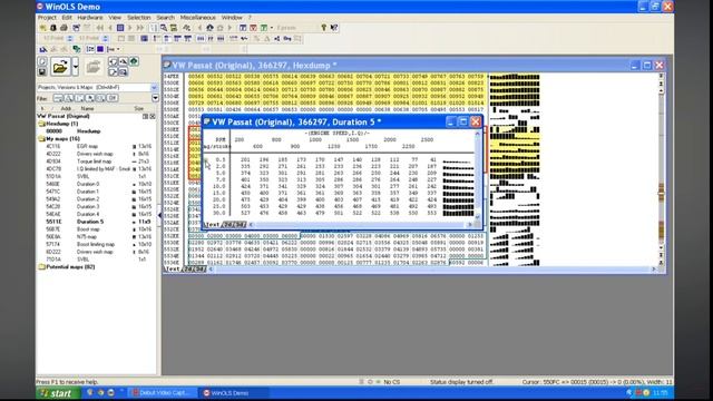 руководство winols часть 11 продолжительность (duration) p2 AdBlue off удаление катализатора