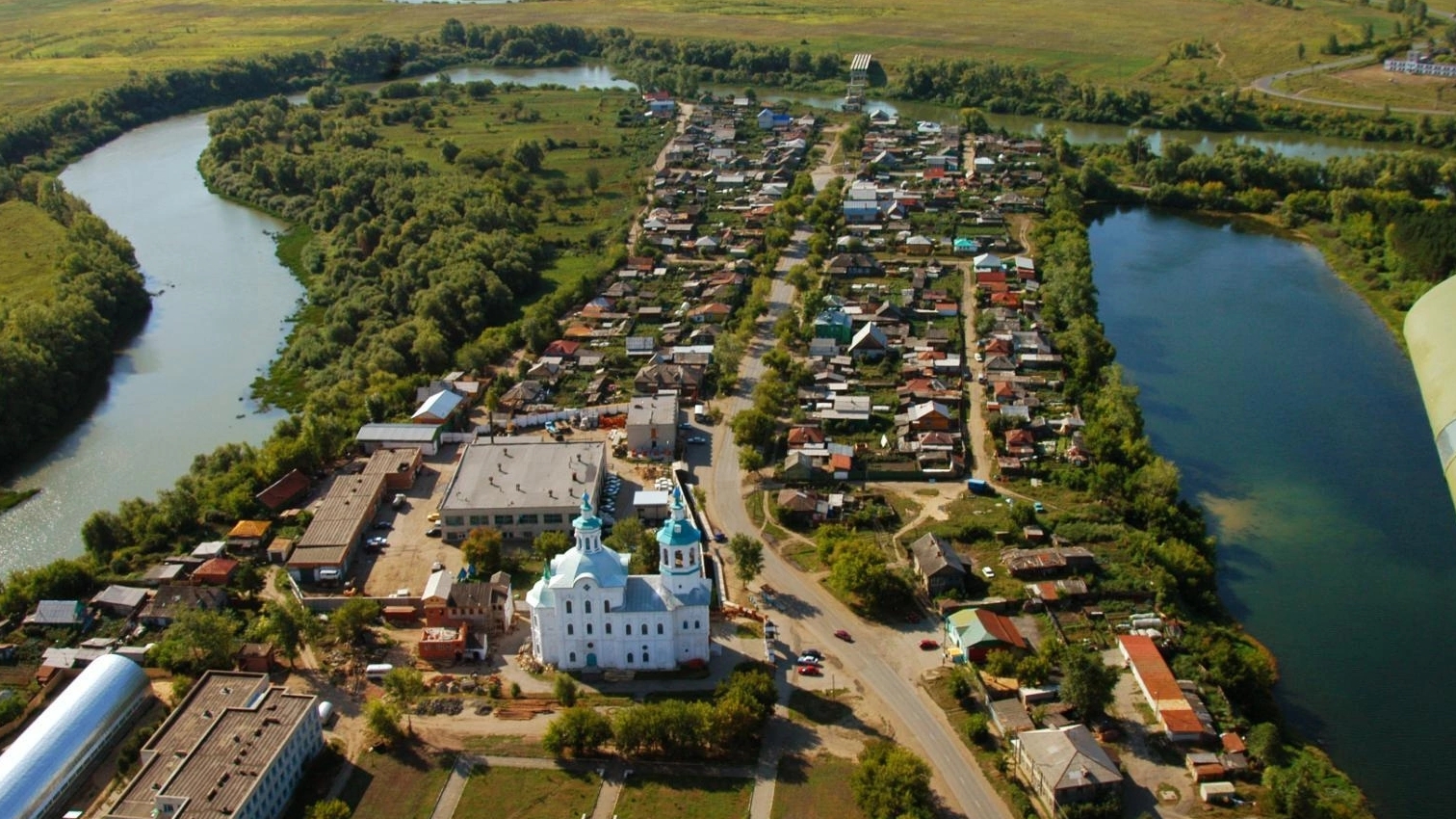 Ишим. С высоты птичьего полёта.