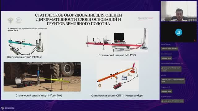 Оценка деформативности оснований дорожных одежд методами статического и динамического нагружения