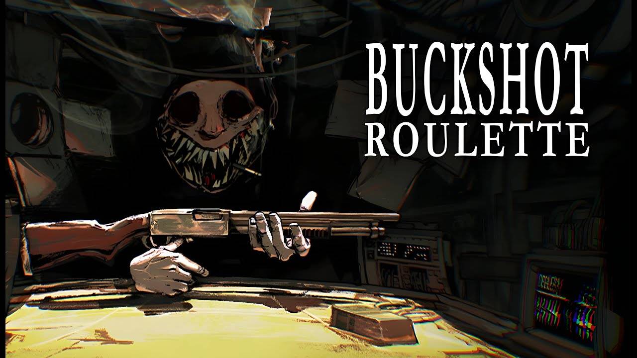 Играем в Buckshot Roulette словил концовку смерти.