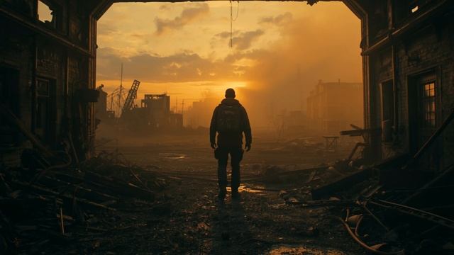 Wasteland Emergence ☢️ 2 Hour Post Apocalyptic Ambience  Radioactive Wastes & Distant Ruins