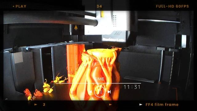 Печать Барта импона на 3Д принтере Bambu Lab P1S.