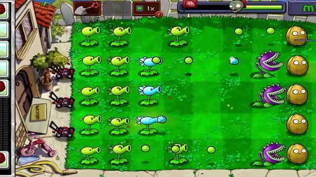 Прохожу PVZ 1 level 1-10 2 кампания