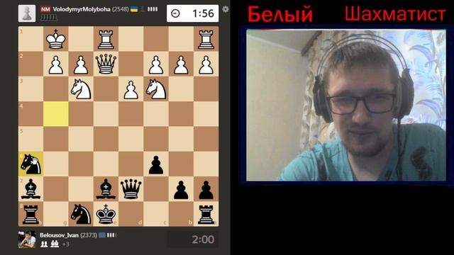 Учебная шахматная партия как защищаться от некорректных жертв,даже если против вас играет мастер!