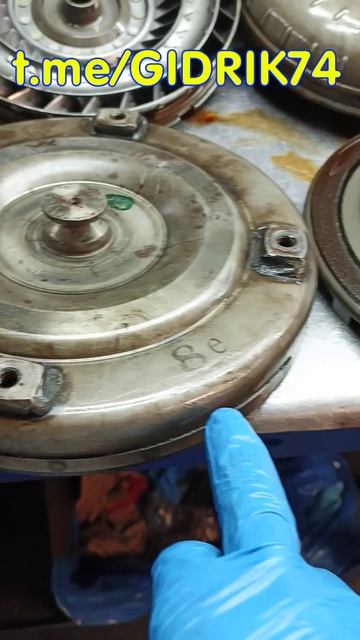 СРЕЗАРО ШЛИЦЫ в бублике #F4A41 #F4A42 #mitsubishi  #гидротрансформатор