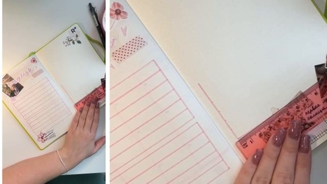 Bullet journal | тематический разворот | английский язык