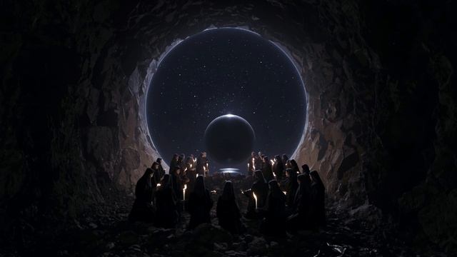 Asteroid of Absent Light 🌑 2 Hour Mystical Ambience  Dark Sphere & Violet Candles  Chiaroscuro