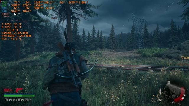 Days Gone i5 9400f rx 580 sapphire nitro+ 4gb