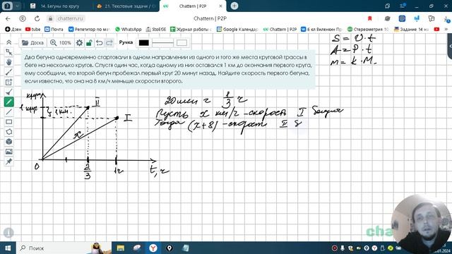 14. Бегуны по кругу