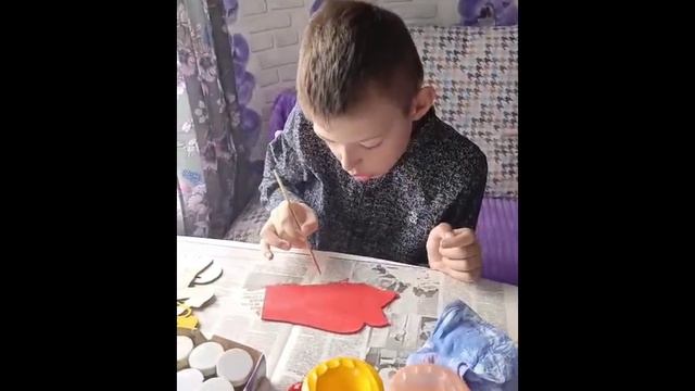 роспись по дереву Гусев Егор