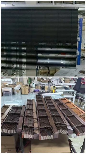 Широкие деревянные жалюзи