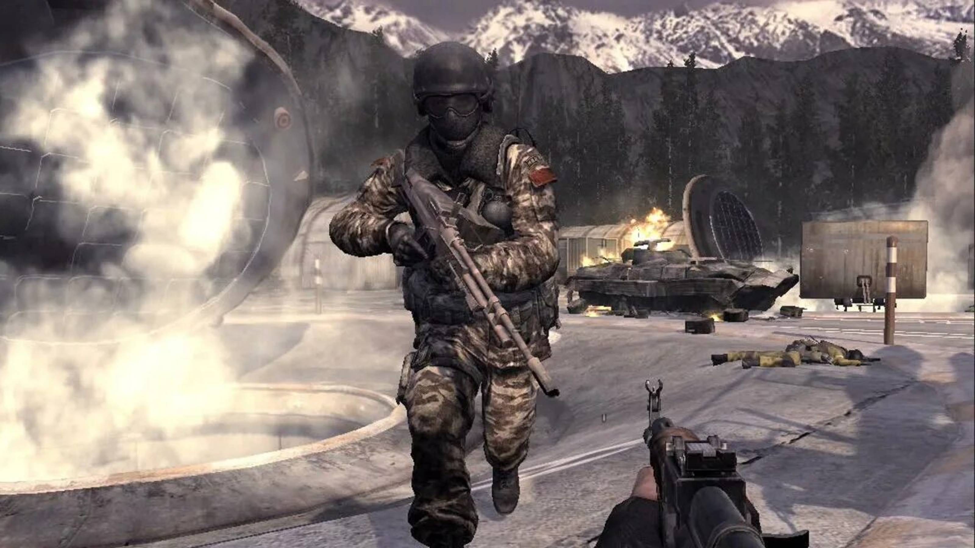 полное прохождение Call of Duty 4: Modern Warfare взрываем ракеты