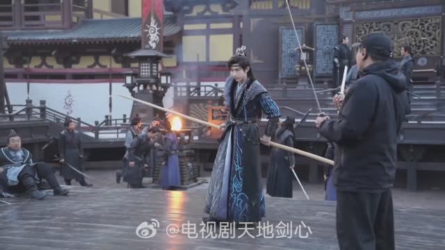 Закадровые съемки дорамы "Лиса-Сваха: Ван Цюань" ( Небо и Земля - Меч Сердце)