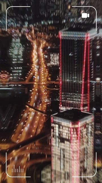 Ночной Moscow City