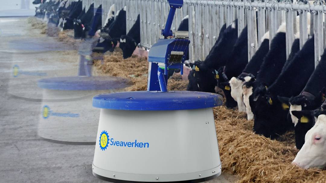 Системы подталкивания кормов на животноводческих фермах.