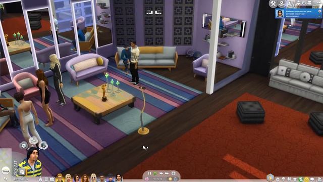 The SIMS 4 ЧЕЛЛЕНДЖ  "БОЛЬШОЙ БРАТ" День 5 - ПЕРВАЯ ЖЕРТВА!  - Кто уйдет? (Звездная серия)