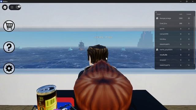 играю с другом в океан катастрофы вROBLOX!sss