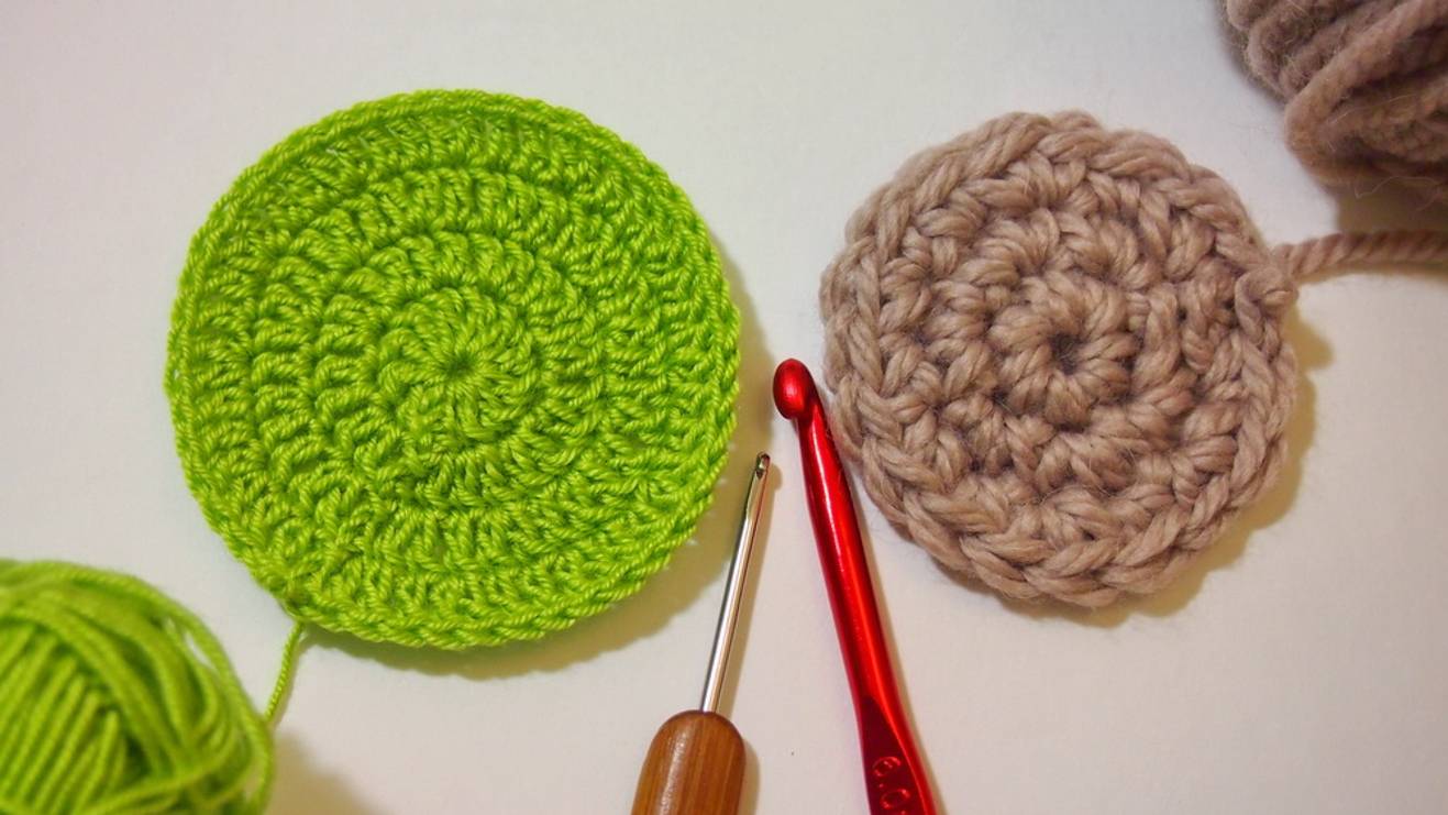 Как связать круг. Идеальный круг столбиками без накида и с накидом. Уроки вязания крючком Урок 167