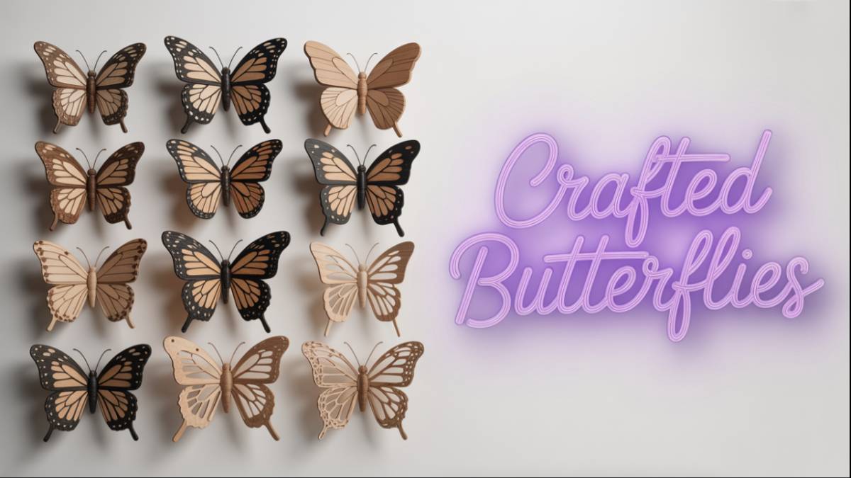 Бабочка из дерева - сделай своими руками