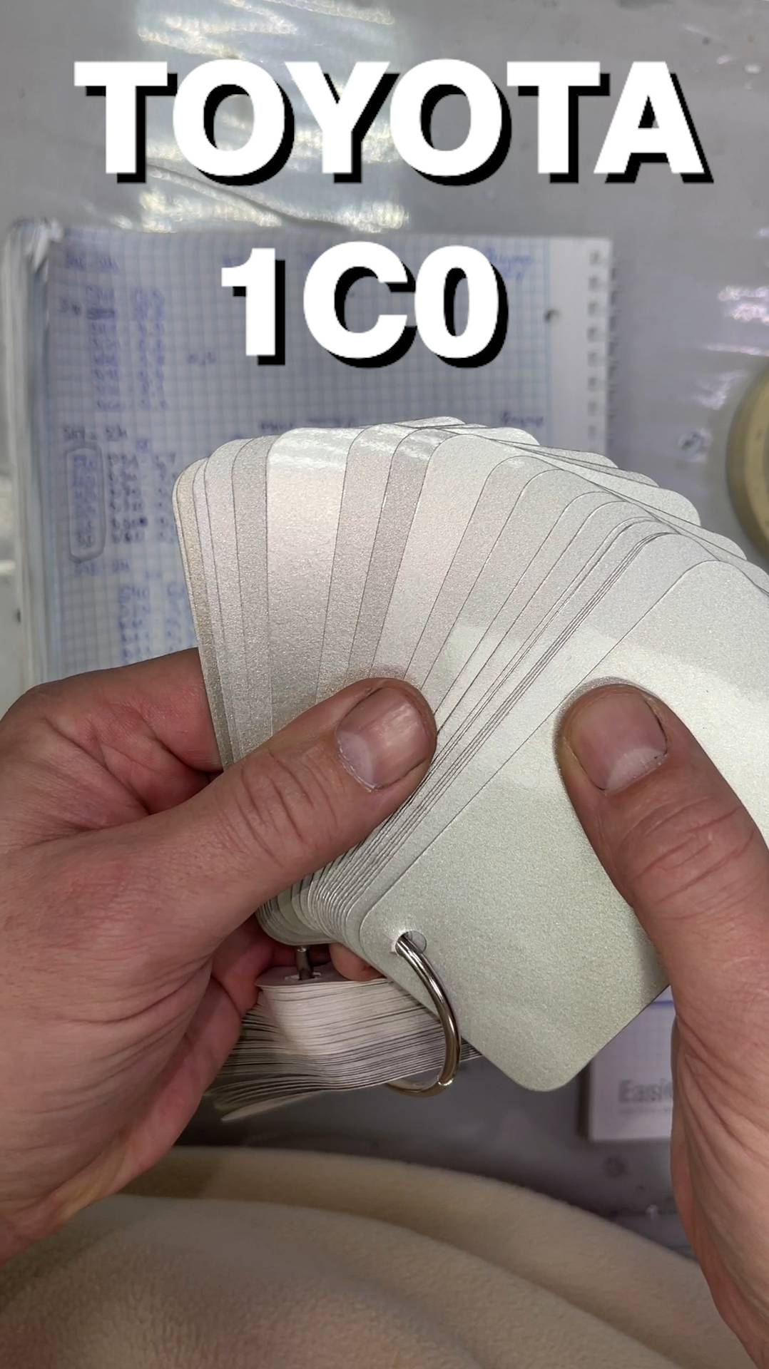 TOYOTA 1C0 подобрать краску.