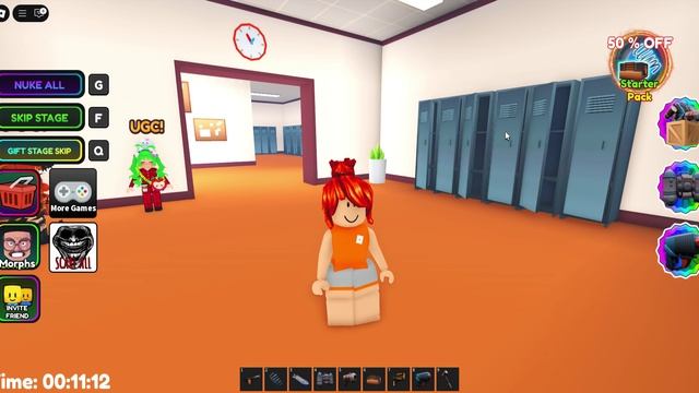 Roblox убегаем из школы с Дианой