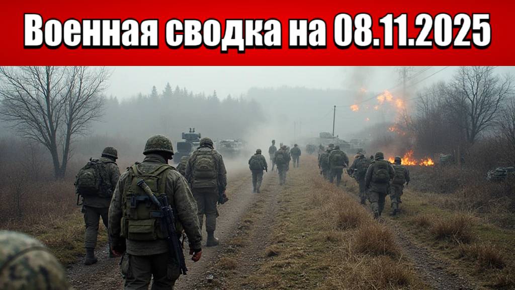 «Российские силы захлопнули крышку Мирноградского котла!»: Военная сводка с фронта СВО на 08.11.2025