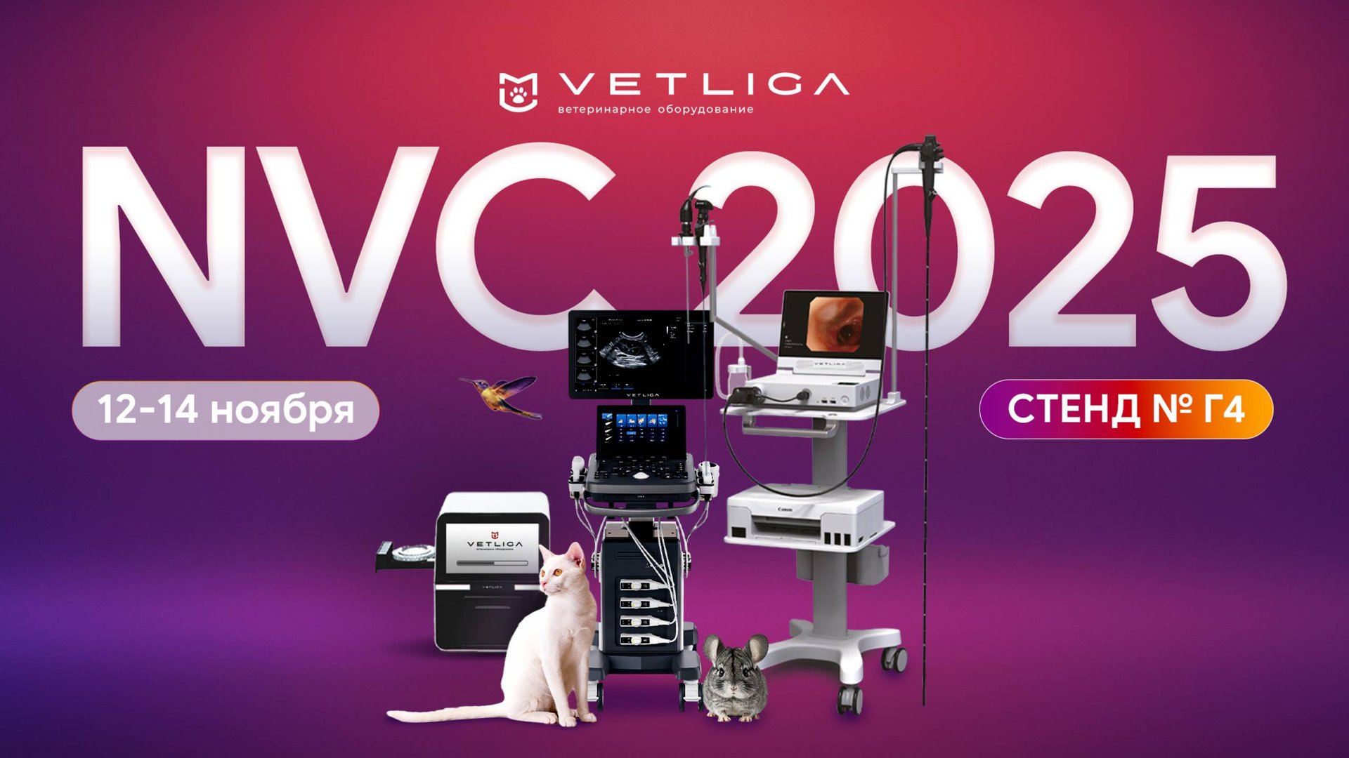 Приглашение VETLIGA на NVC-2025: Национальная ветеринарная конференция