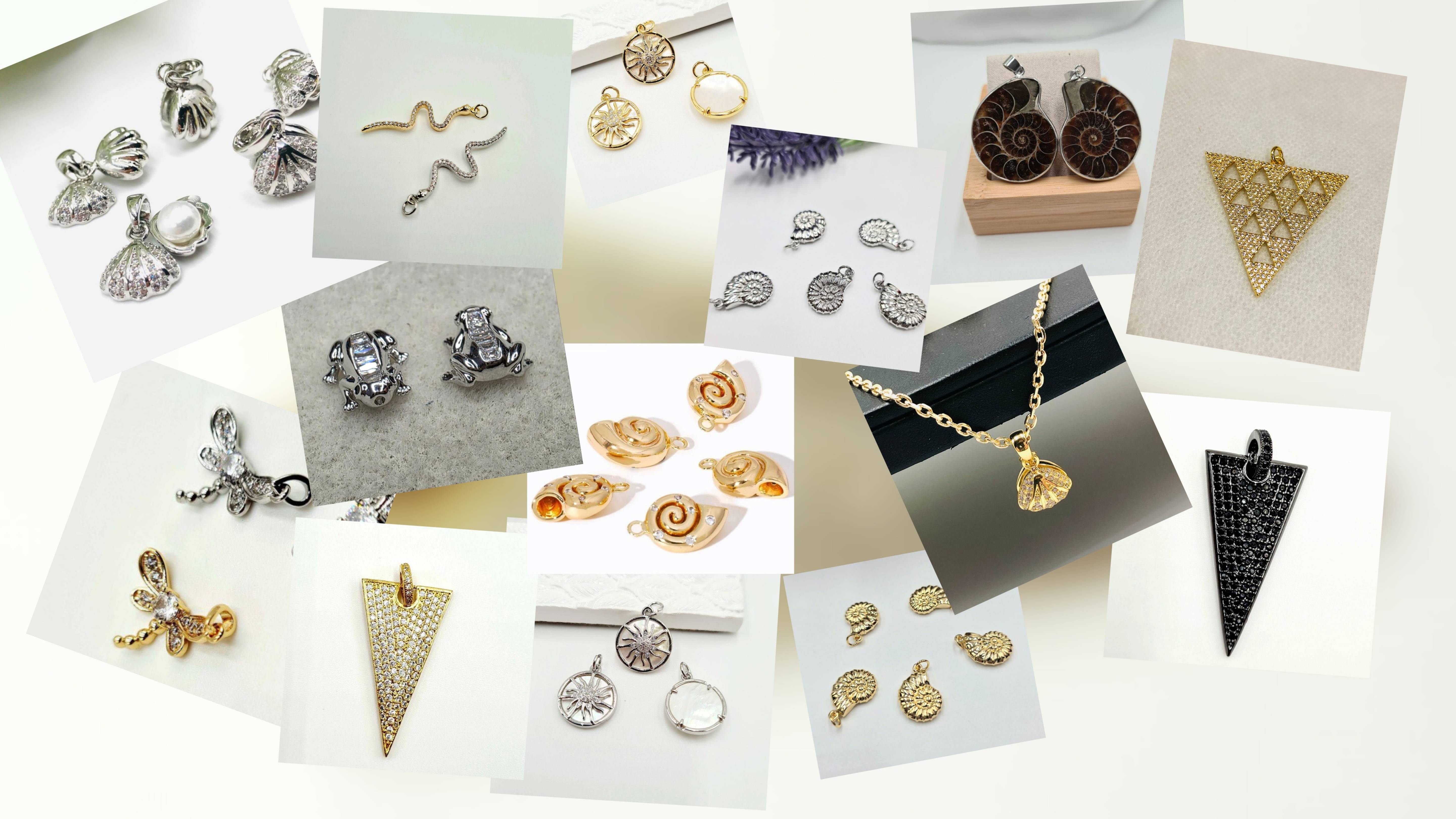 Подвески для бус, браслетов и цепочек.