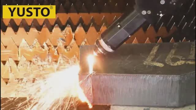 Лазерный станок KAMACH 60 кВт: Резка металла толщиной до 120 мм и снятие фаски  #лазернаярезка