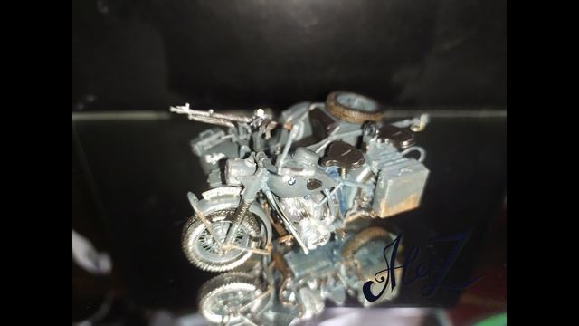 Модель немецкого мотоцикла BMW R-75