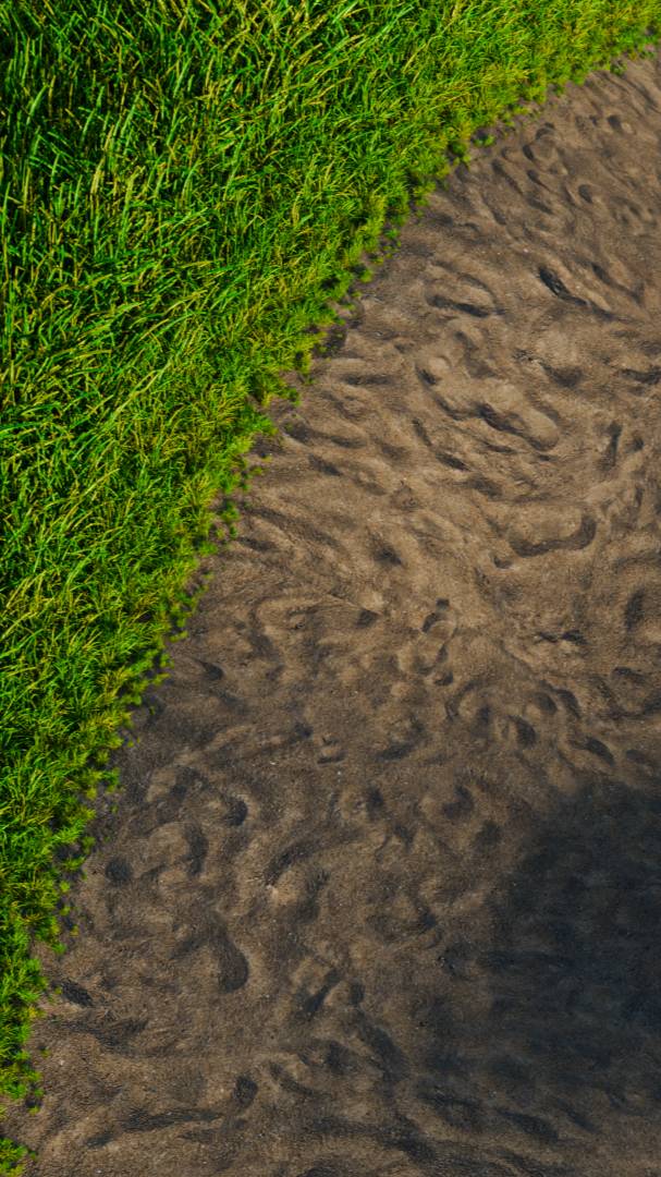 3д моделирование и анимация травы в Blender