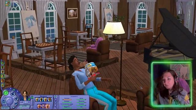 Sims 2 : Претендентки за работой! =) - "Фермер Буч ищет жену! " - Ночной эфир