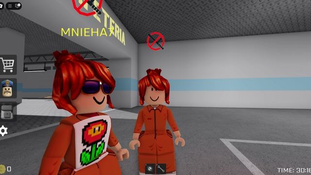 Roblox убегаем от злого Бари с Дианой ВИДЕО СНИМАЛА 5 ЧАСОВ