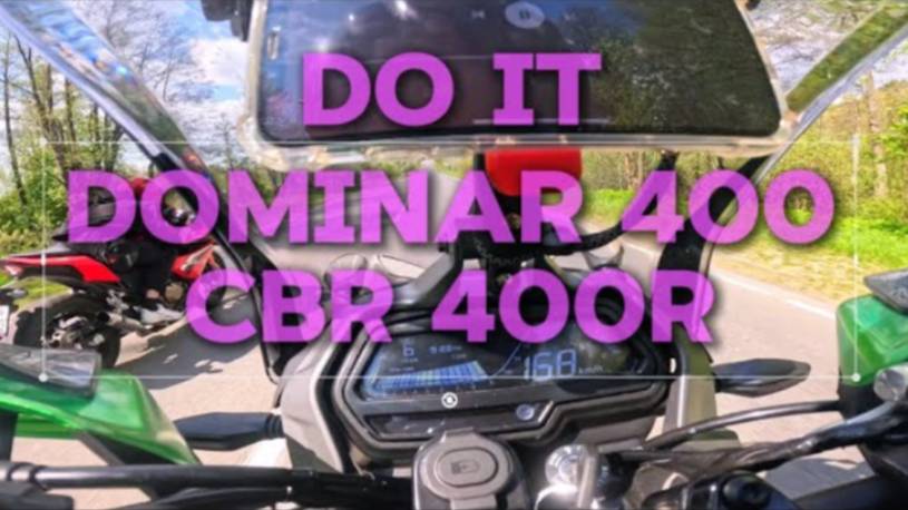 A scoundrel in the depths of Russia Bajaj Dominar 400 & HONDA CBR400R