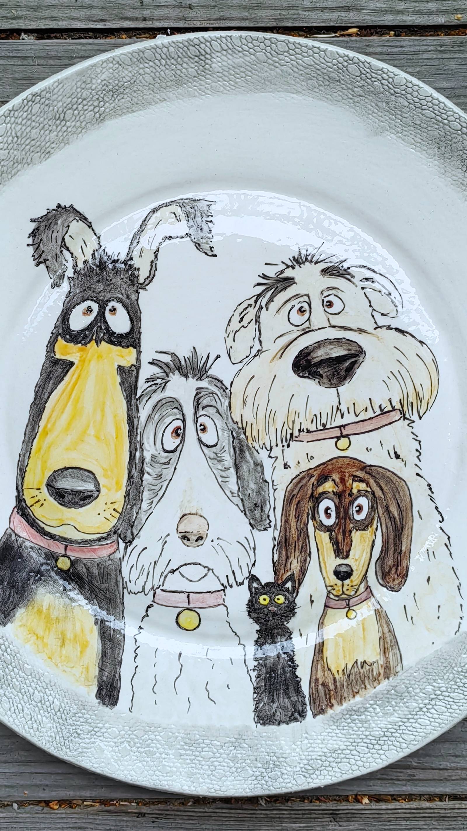 Тарелочка "Свой среди чужих"