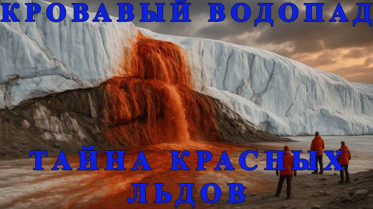 Кровавый водопад Антарктиды — тайна красных льдов