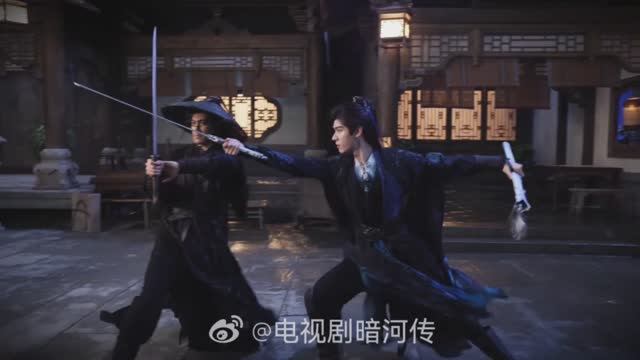 Закадровые съемки дорамы "Легенда о темной реке"