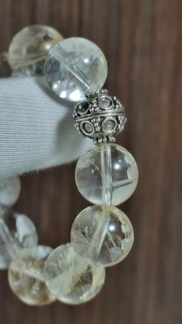 Перстные четки из цитрина