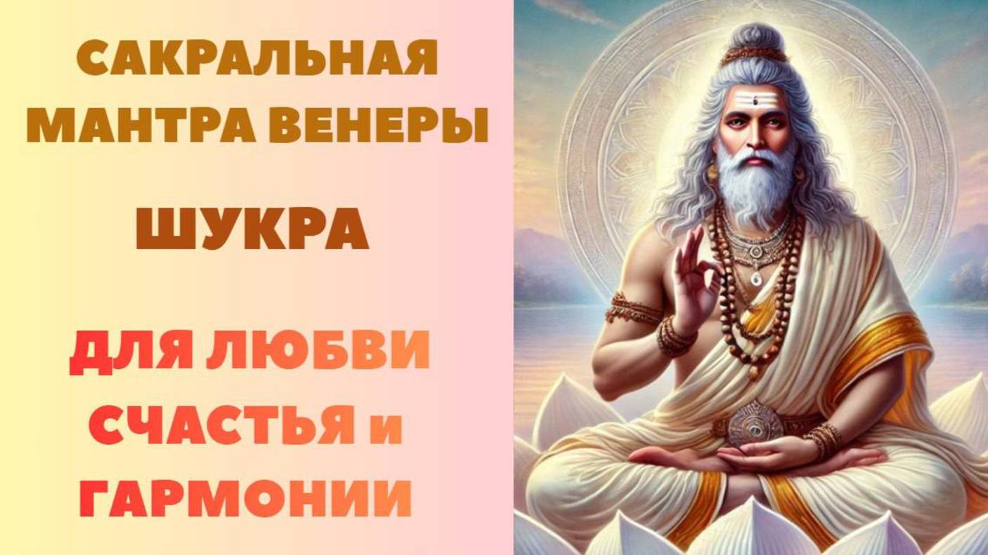 Сакральная Мантра Венеры Шукра. Для Любви Счастья и Гармонии