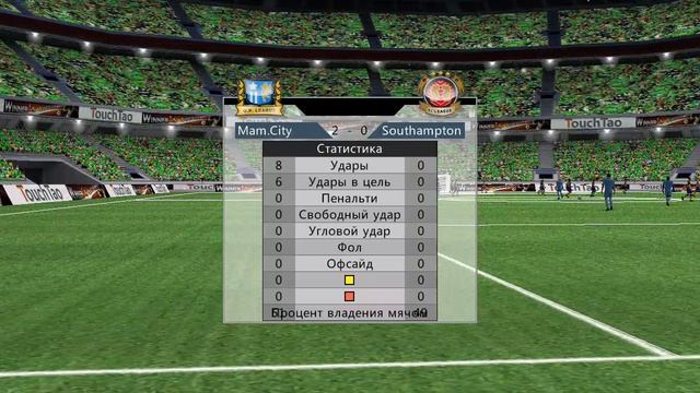 АПЛ. 16 раунд. Манчестер Сити - Саутгемптон (2-0).