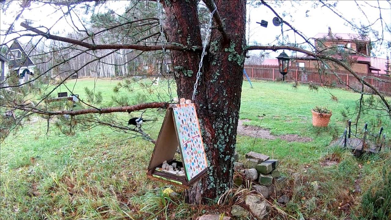 "Вигвам" Кормушка для птиц. Сорока, Синица, Сойка, Воробей 1.11.25
