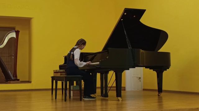 И. С. Бах. Трёхголосная фуга до мажор. Исполняет Маргарита Иванова, г. Чебоксары