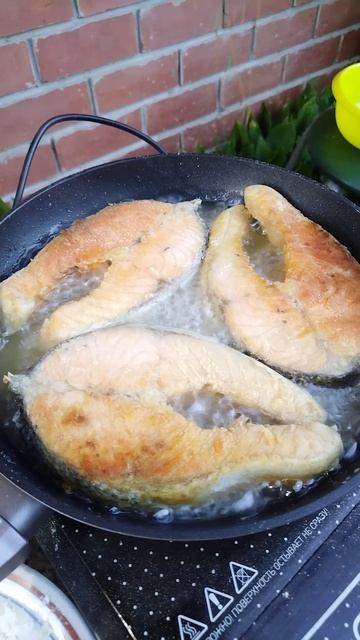 Жарим рыбку 🐟. Сёмга.