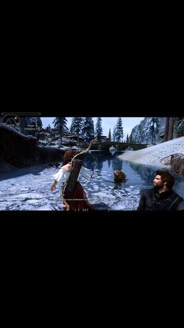 #skyrim анимация хождения в воде!