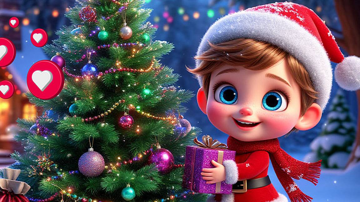 Маленькой ёлочке холодно зимой + Весёлые Песенки И Мультики для Детей + Новогодние Мультики малышам